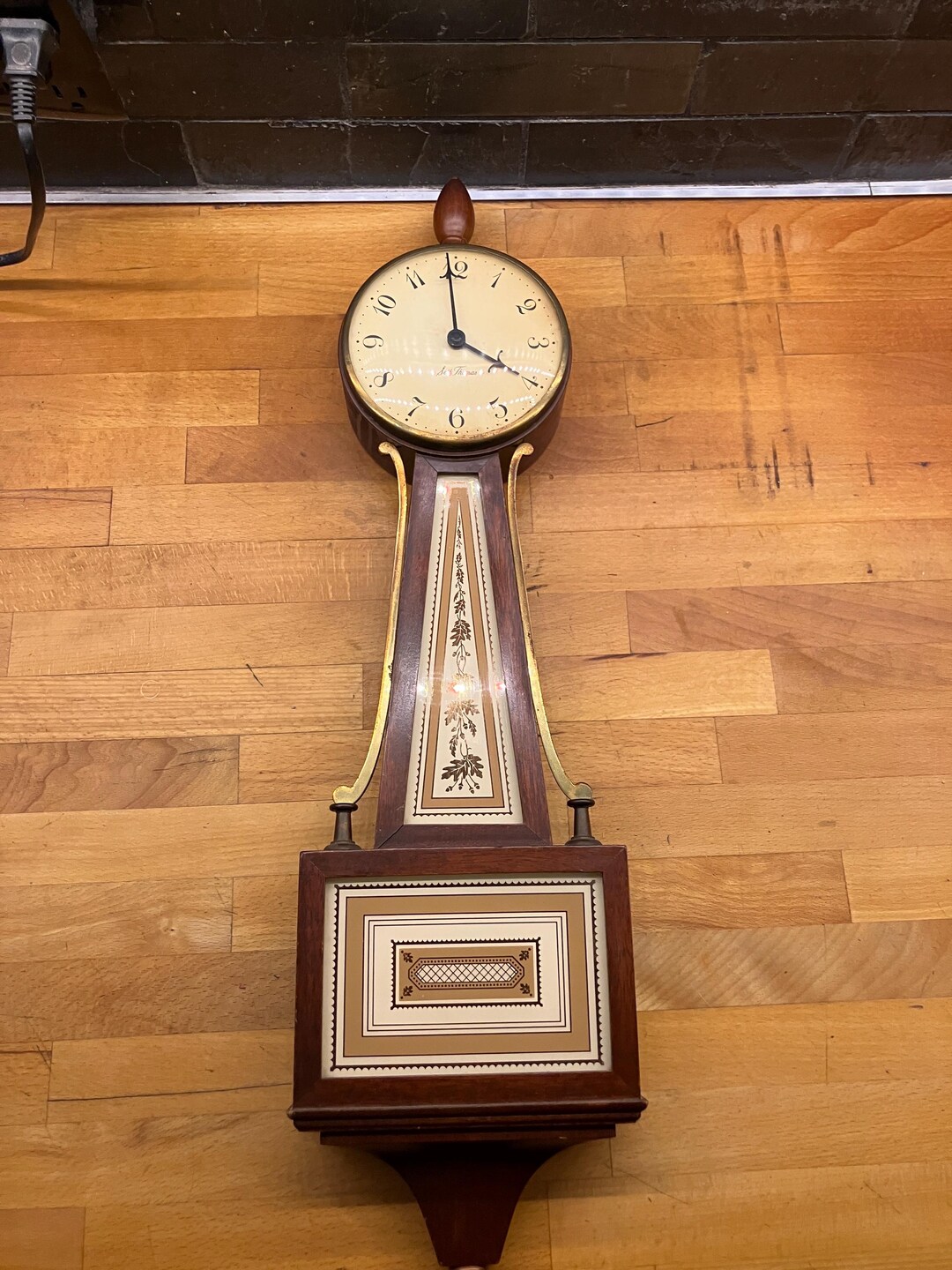 Vintage Seth Thomas “banjo” Wall Clock - Etsy