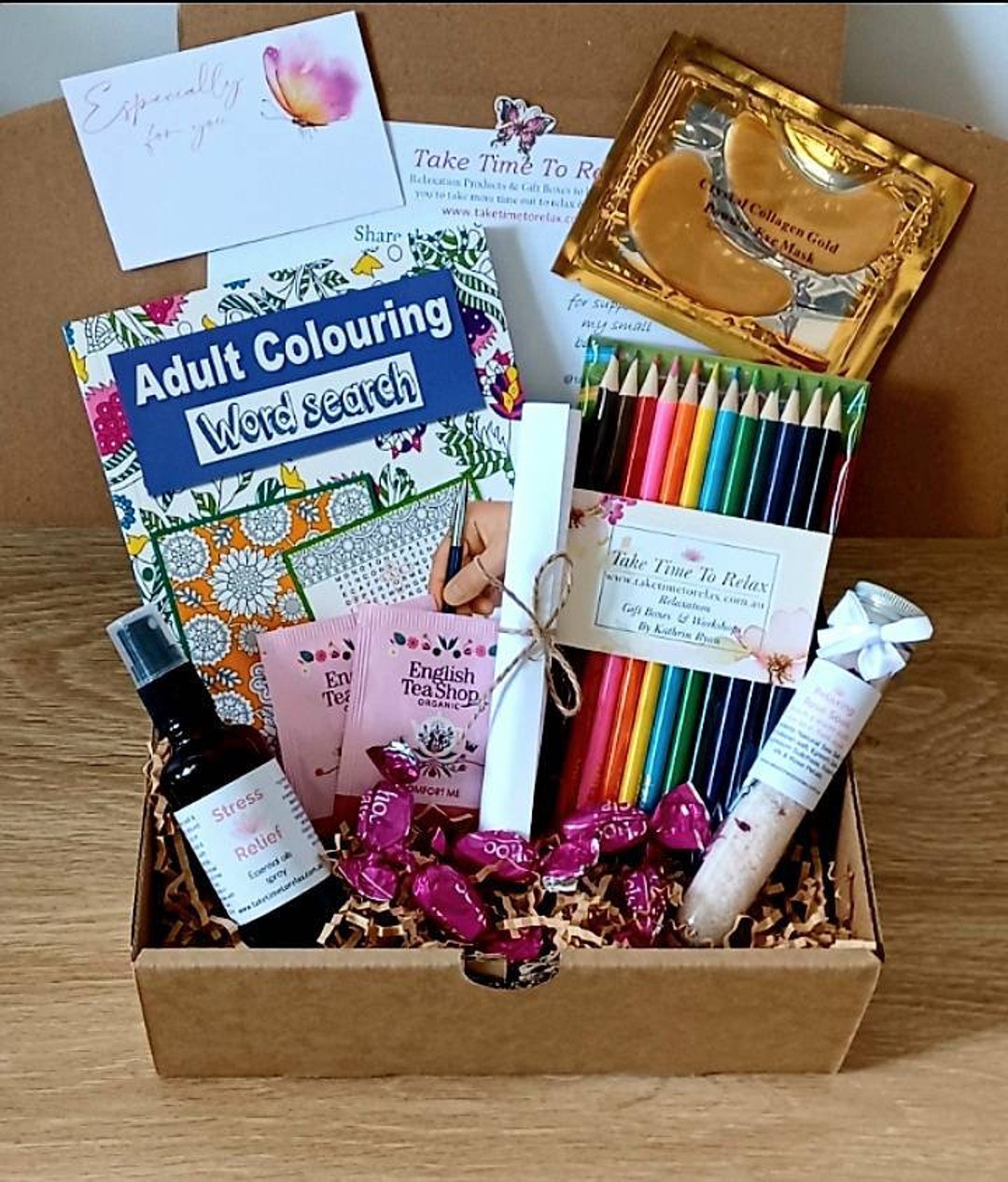 Cheer up Care Package, Self Care Gift Box, Gift Boxes for Her, Feel ...