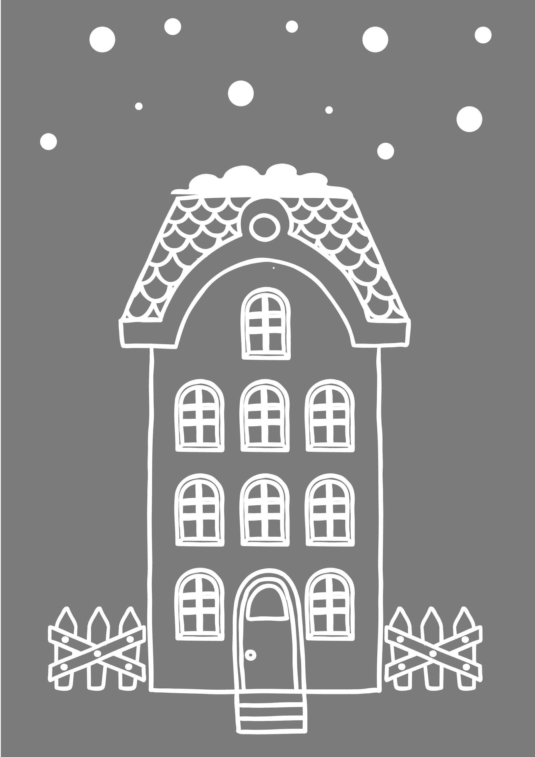 Printable A4 Size Christmas Window Decorations Bundle With Christmas ...