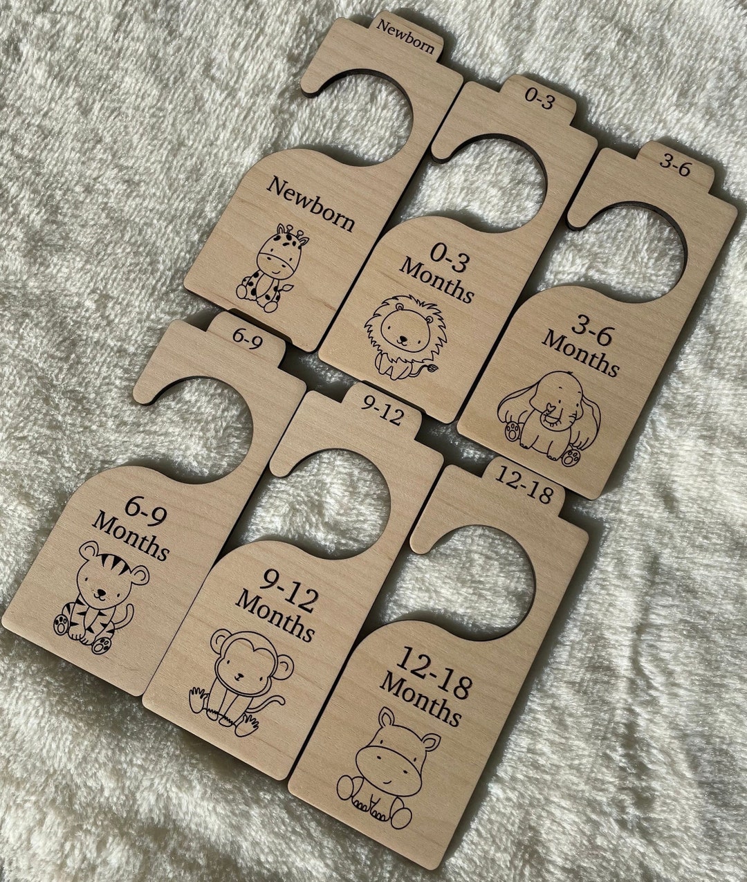 Safari Baby Wardrobe Dividers, New Mum, Baby Shower Gift, Expecting ...