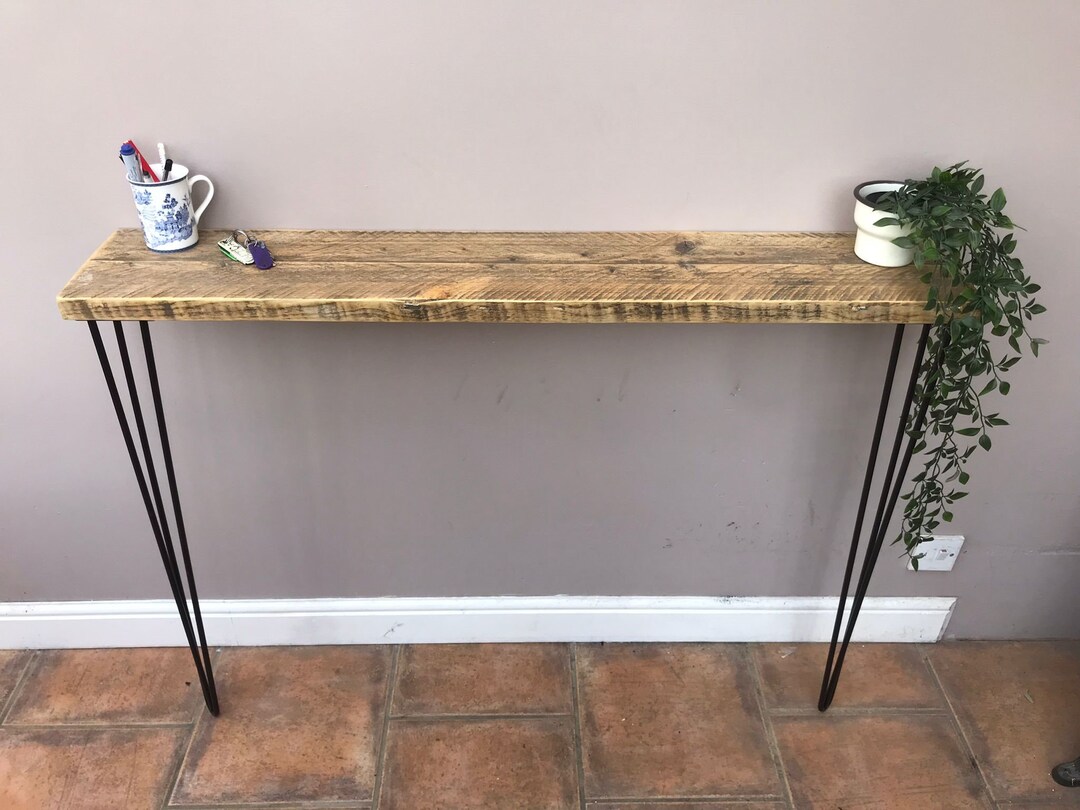 Scaffold Board Console Table - Etsy UK