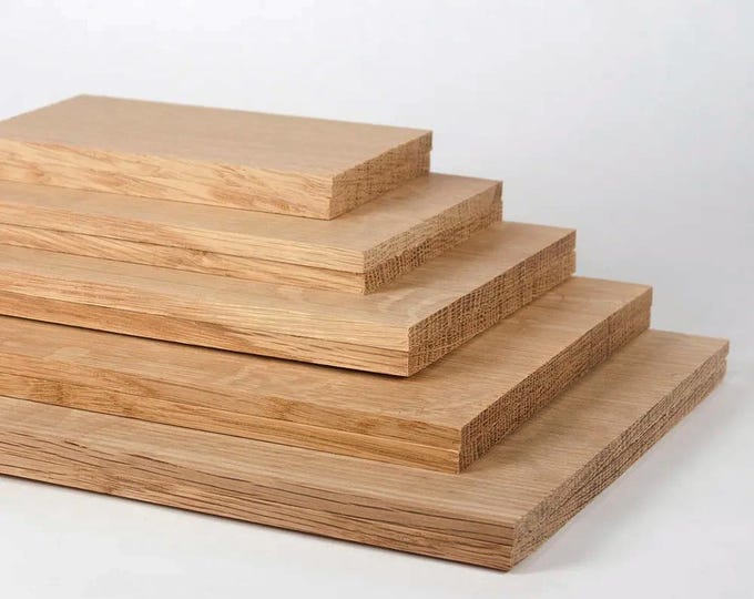 Custom Sized White Oak Samples - Etsy