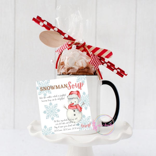 Snowman Soup - Etsy