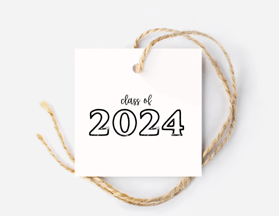 Class of 2024 Gift Tags. Graduation Party. Graduation Party Favor. Gift ...