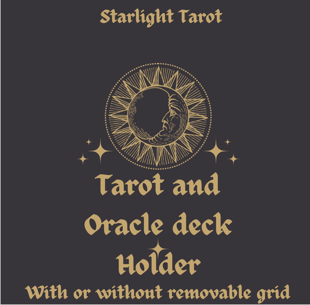 Tarot and Oracle Deck Holder With or Without Removal Grids Allows More ...