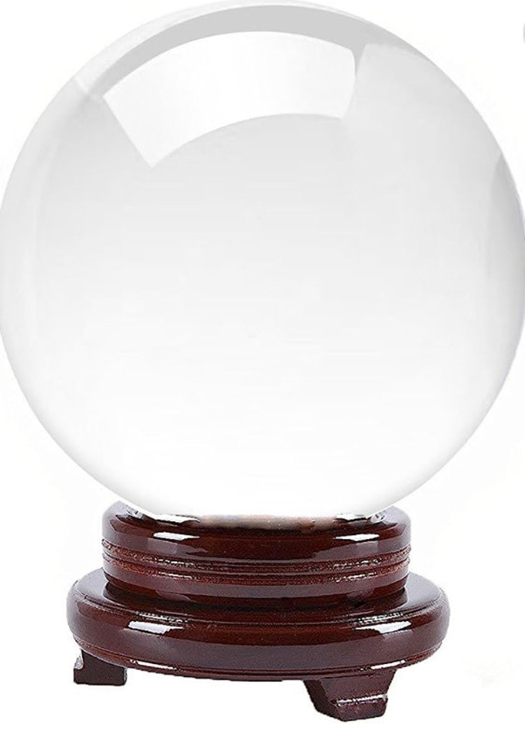 Xlarge 200 Mm Crystal Ball Approx Weight 20 23lbs Includes Wood Stand ...