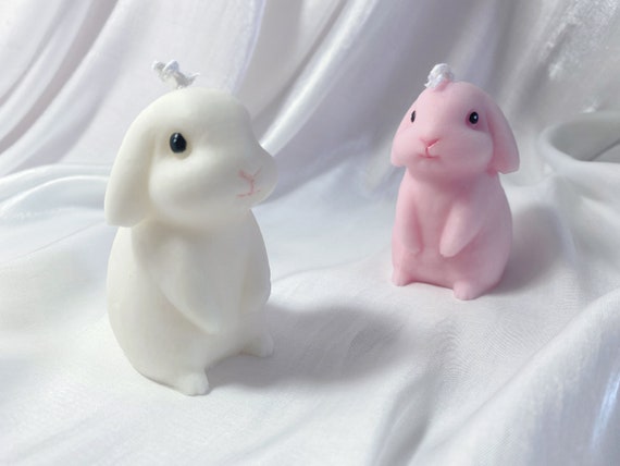Bunny Candle Animal Candle Cute Animal Candle Gift Rabbit | Etsy