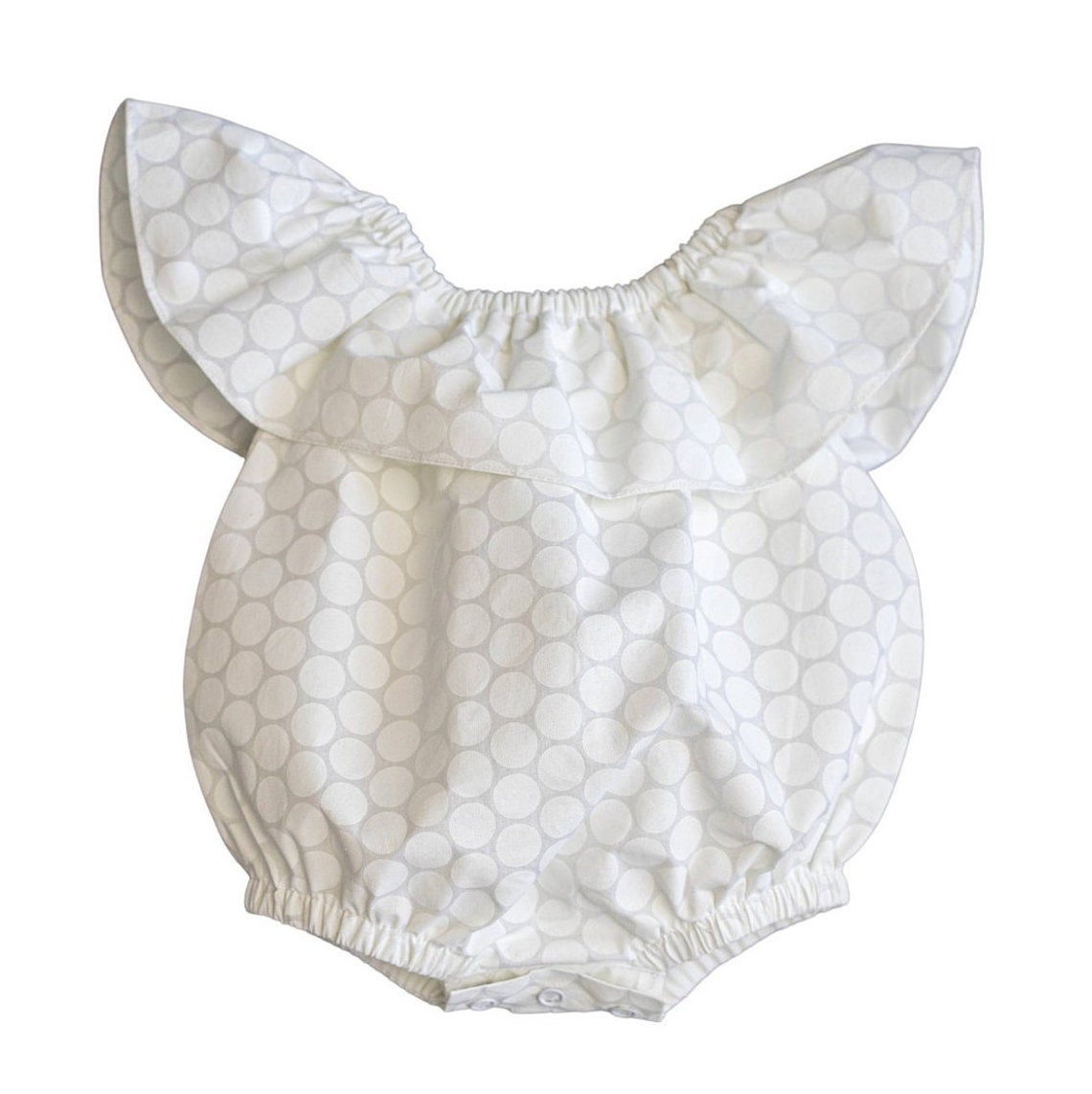 Baby Ruffled Romper Sewing Pattern PDF With Easy-to-follow Step-by-step ...