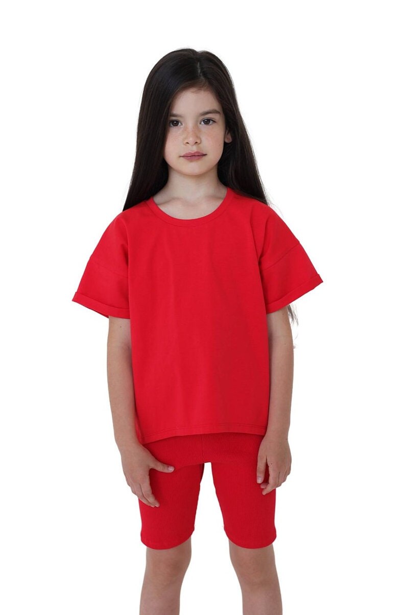 Girls' Oversized T-shirt Sewing Pattern PDF With Easy-to-follow Step-by ...