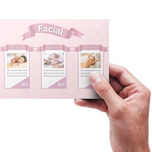 Editable Price List Template | Printable Price List Template | DIY ...