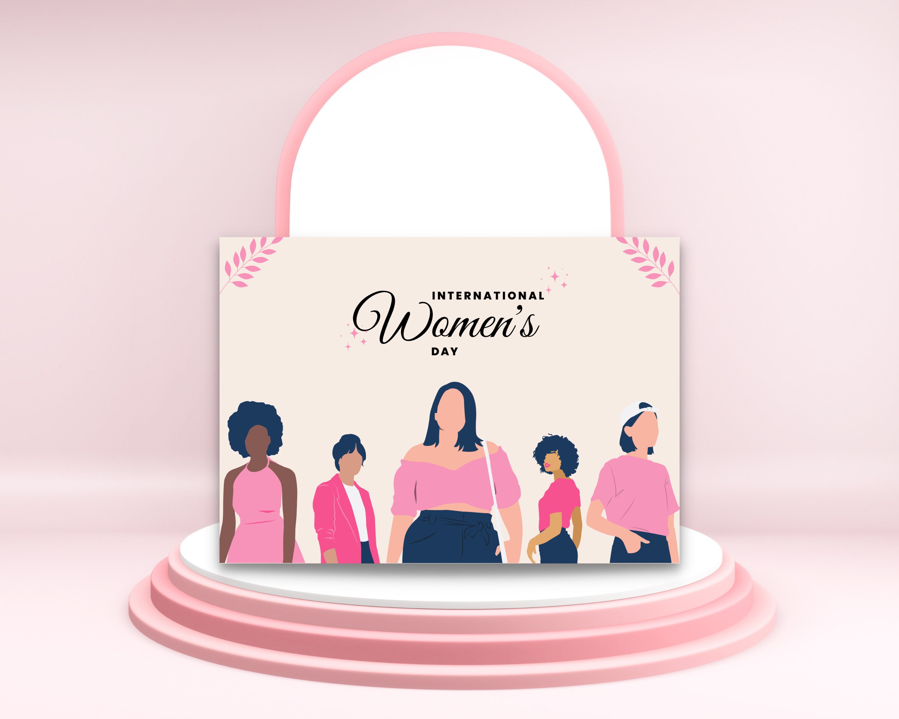 INSTANT DOWNLOAD, Printable International Women's Day Card, Editable ...