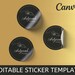 Editable Sticker Template, DIY Sticker Design, Small Business Logo ...