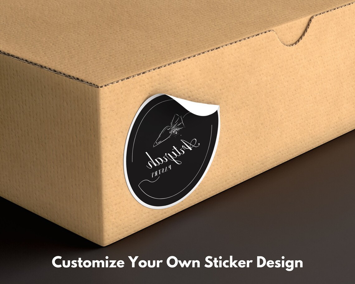 Editable Sticker Template, DIY Sticker Design, Small Business Logo ...
