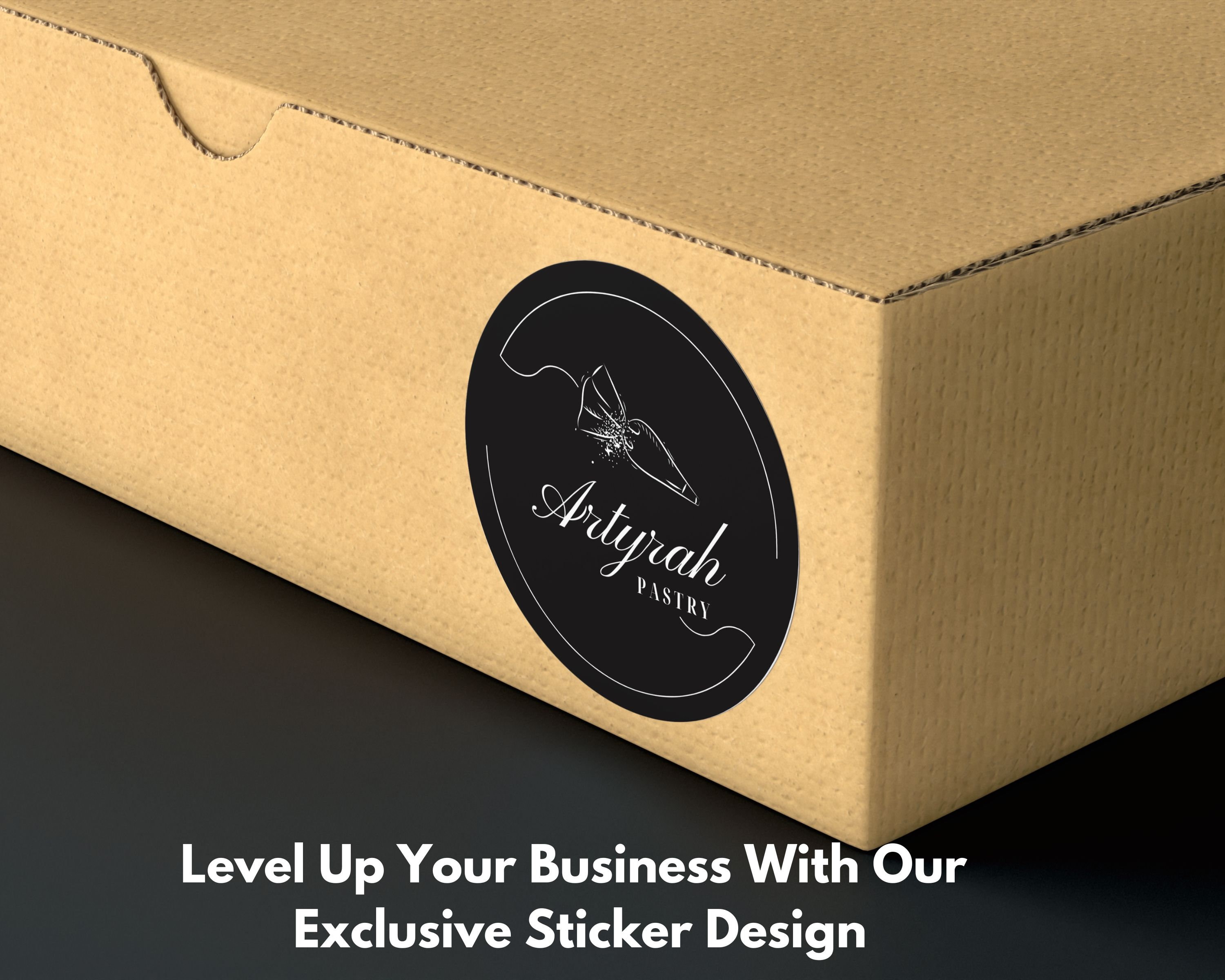 Editable Sticker Template, DIY Sticker Design, Small Business Logo ...