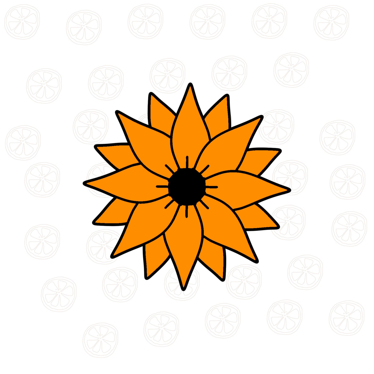 35 Flower Clip Art Set, Vibrant Colorful Flower,party Decoration ...