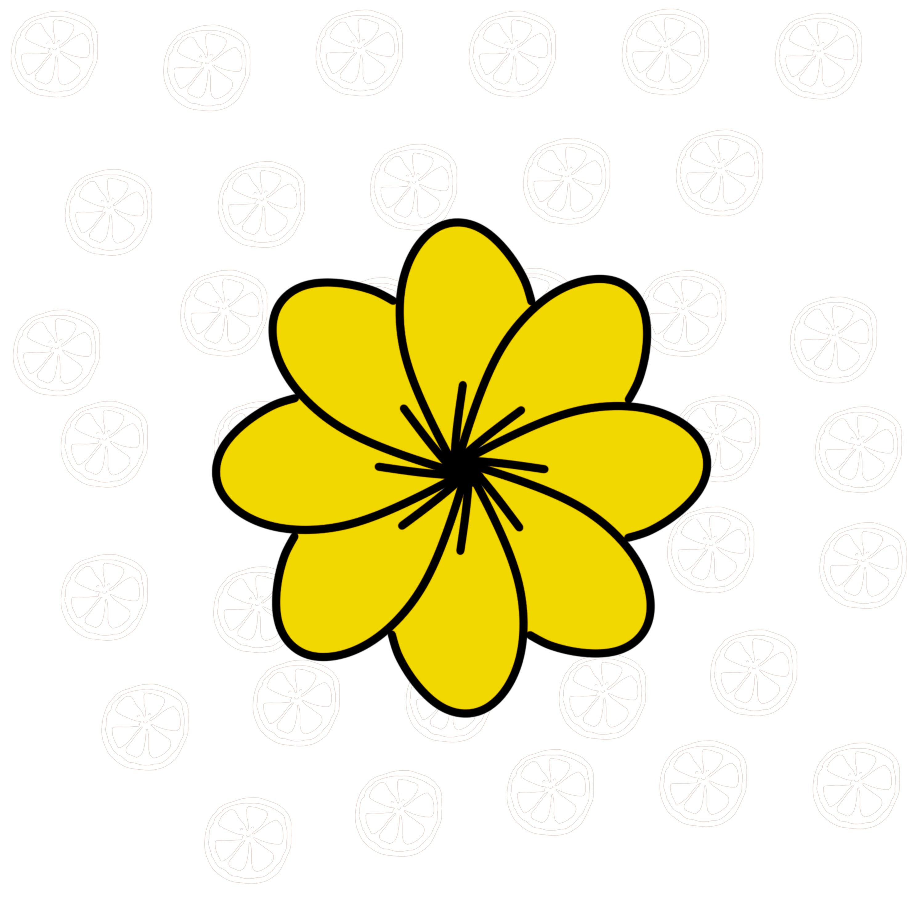 35 Flower Clip Art Set, Vibrant Colorful Flower,party Decoration ...