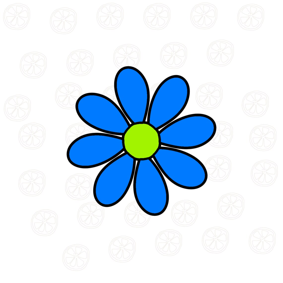 35 Flower Clip Art Set, Vibrant Colorful Flower,party Decoration ...