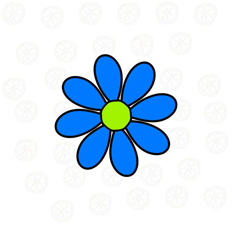 35 Flower Clip Art Set, Vibrant Colorful Flower,party Decoration ...