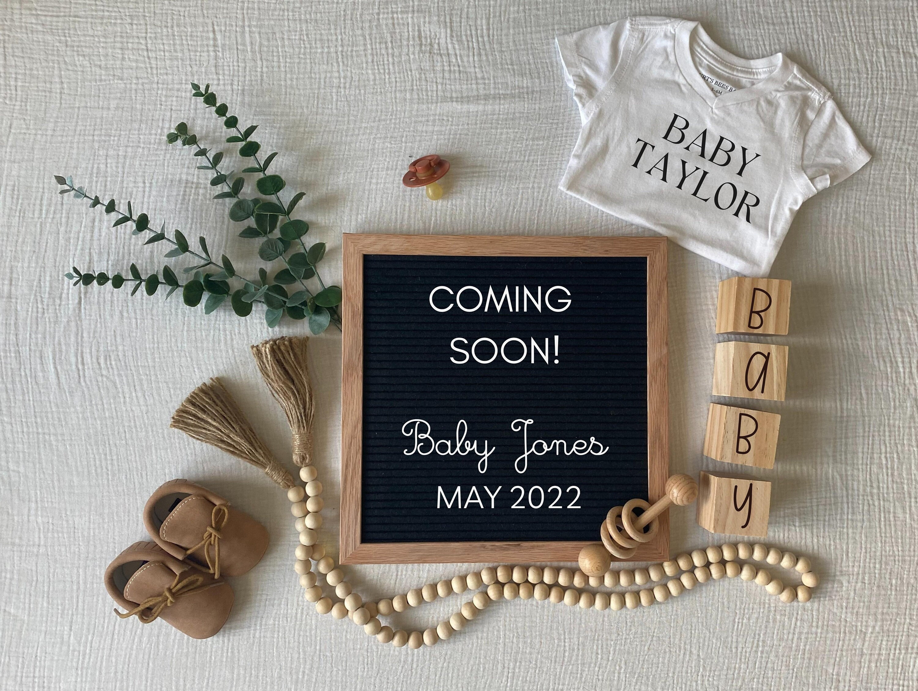 Coming Soon Baby Announcement 2022