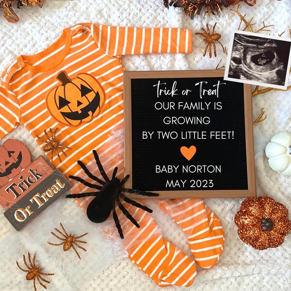 October Baby Announcement - Etsy