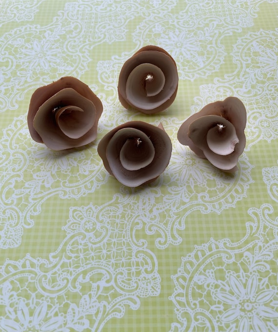 Rustic Wood Curl Rose/diy Crafts/wooden Flower for Decoration - Etsy