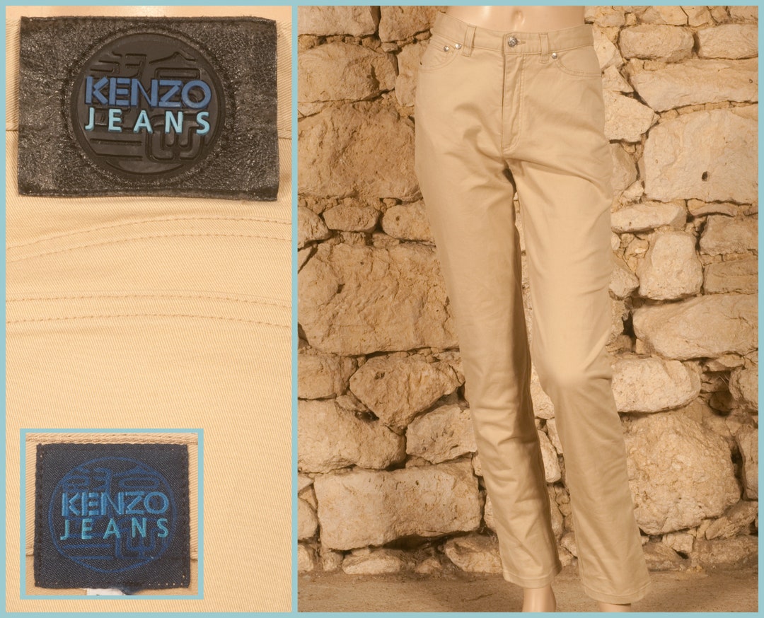 Kenzo - Jeans - Vintage 90s 5 Pocket Jeans (size UK10, US6, FR38, D36, IT42) - Etsy