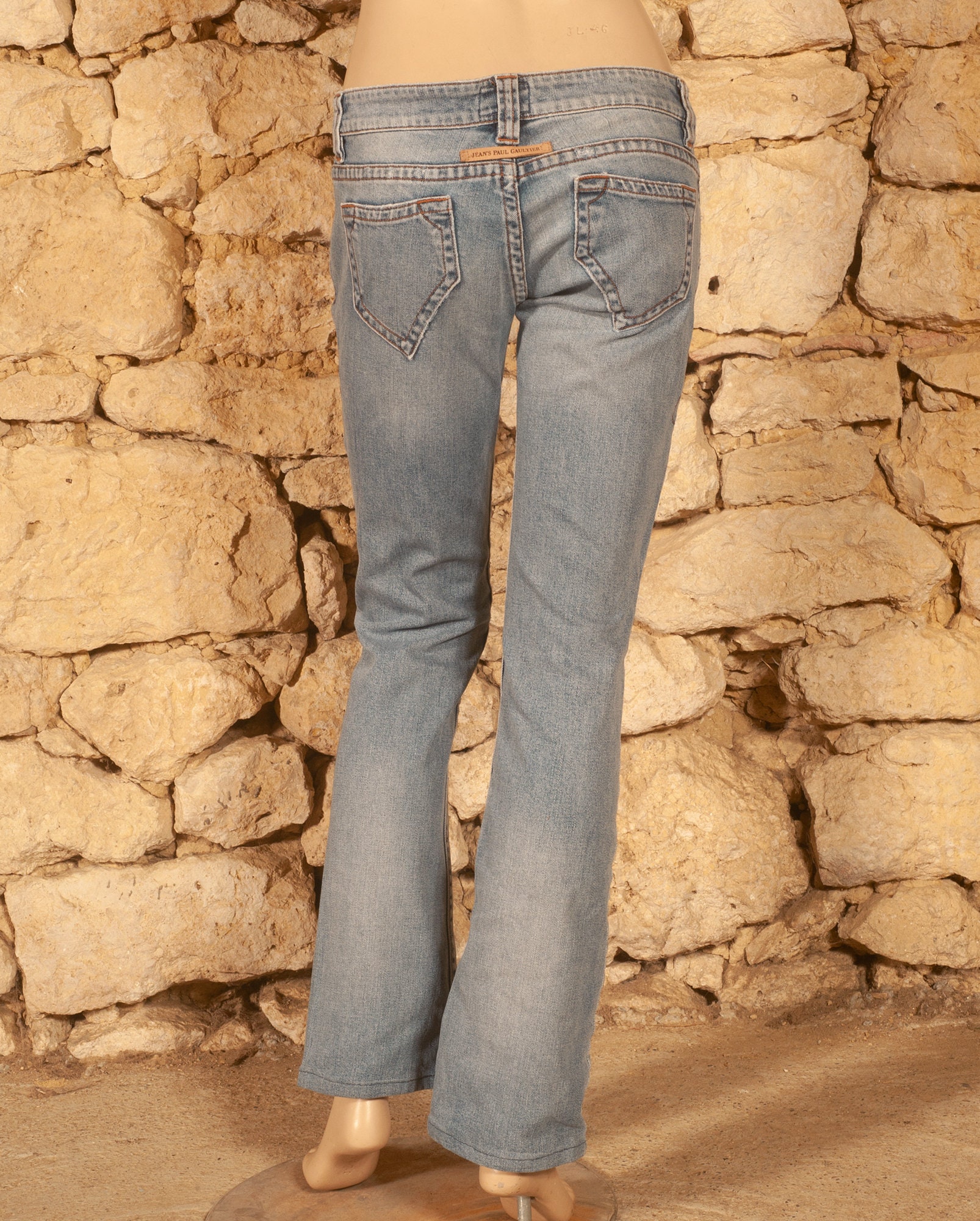 Jean Paul Gaultier Jean's 00s Low Rise Jeans size UK12, US8, FR40, D38, IT44 - Etsy