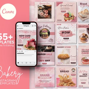 255 Bakery Instagram Templates, Posts for Cake Decorator, Bakery ...