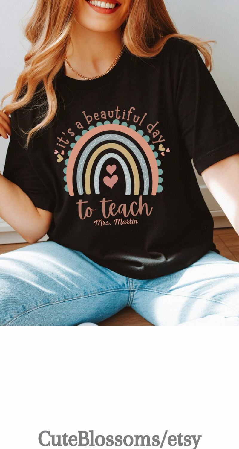 Personalized Teacher Shirt Appreciation Gifts Teacher Appreciation ...