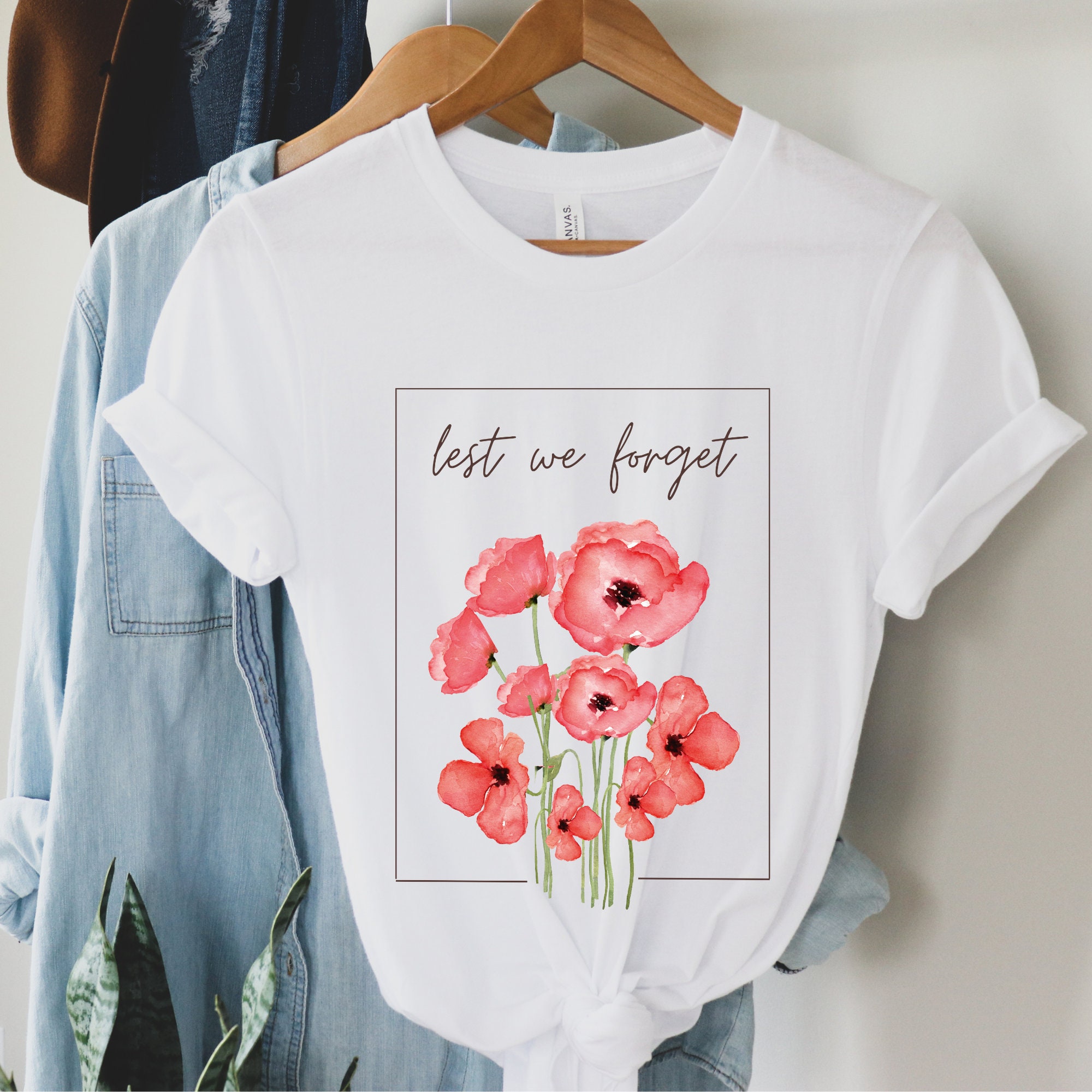 Poppy Flower Women Shirt Poppy Gifts for Mom Mothers Day Shirt ...