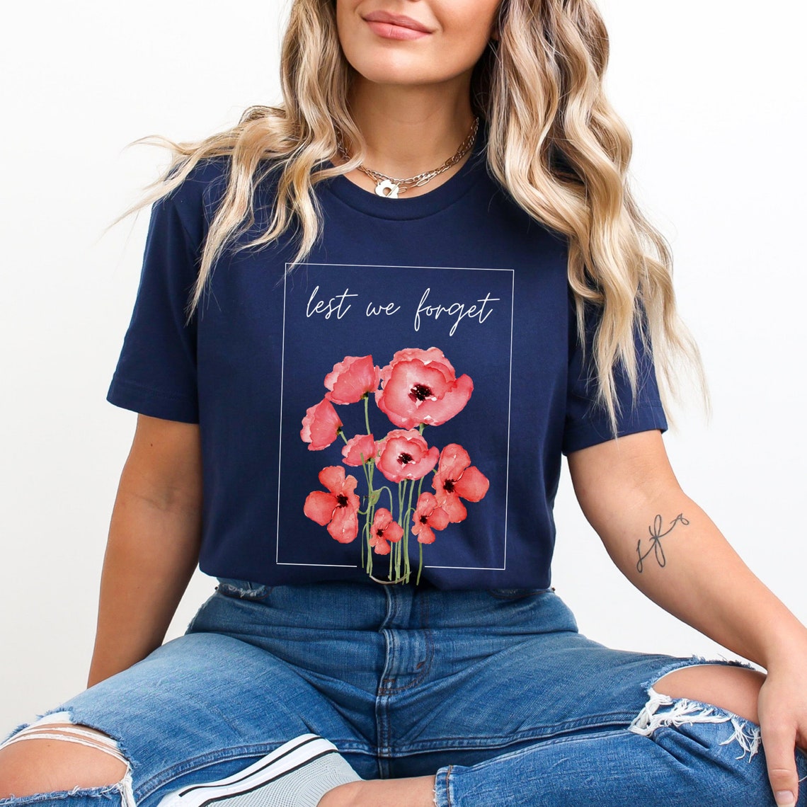 Poppy Flower Women Shirt Poppy Gifts for Mom Mothers Day Shirt ...