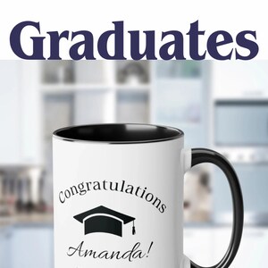 Personalized Graduate Mug Gift for Graduates Custom Name Mug for ...