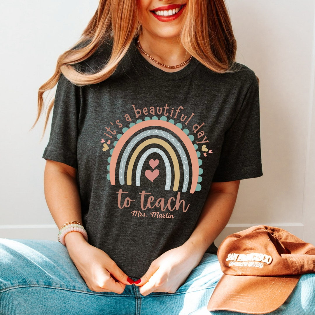 Personalized Teacher Shirt Appreciation Gifts Teacher Appreciation ...