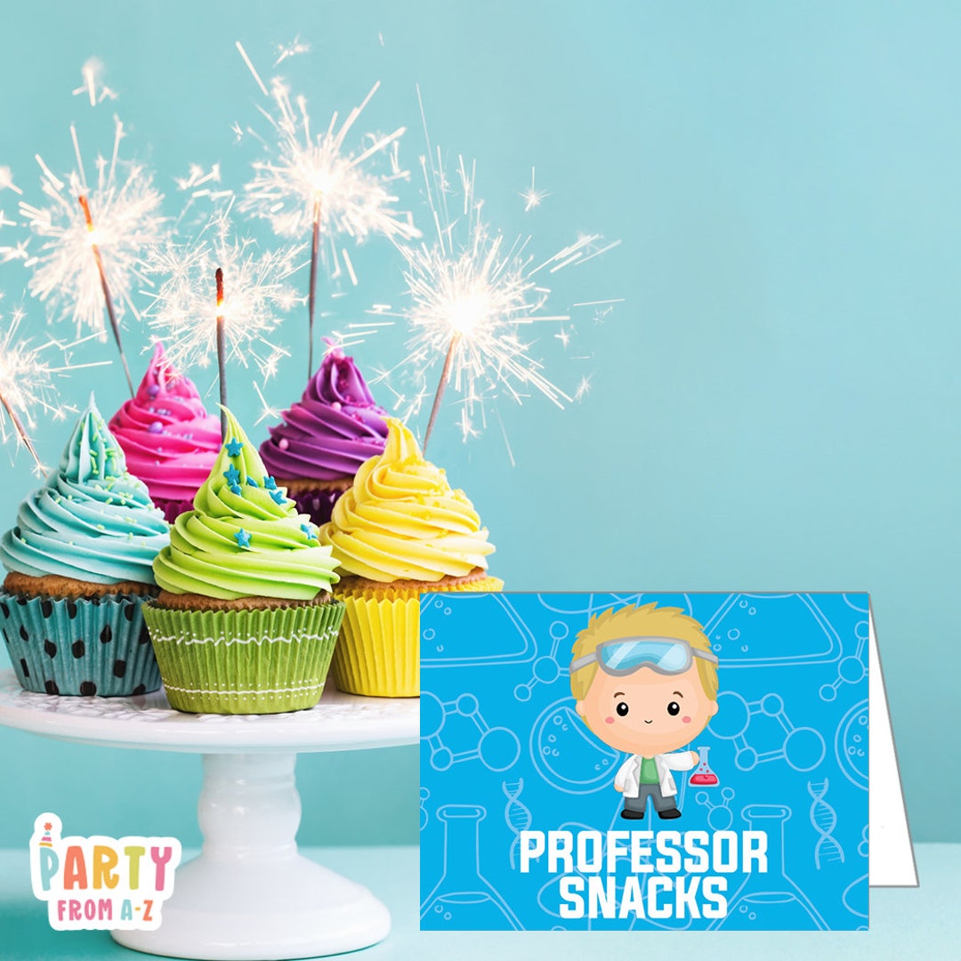 Personalised Science Experiment Boys Birthday Party Candy Lolly Food ...