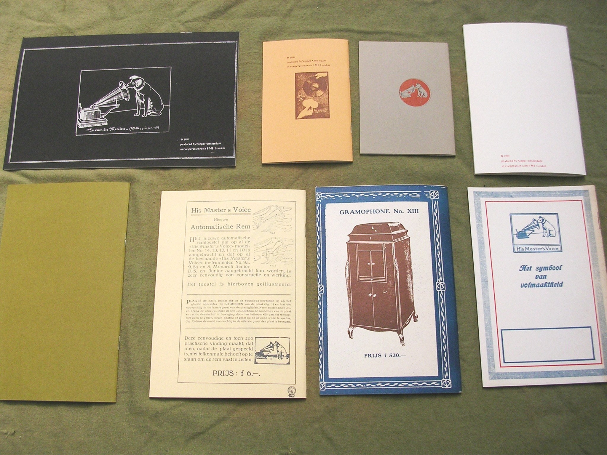Rare 40 Years Old Dutch Catalogs From HMV Gramophones and Records - Etsy