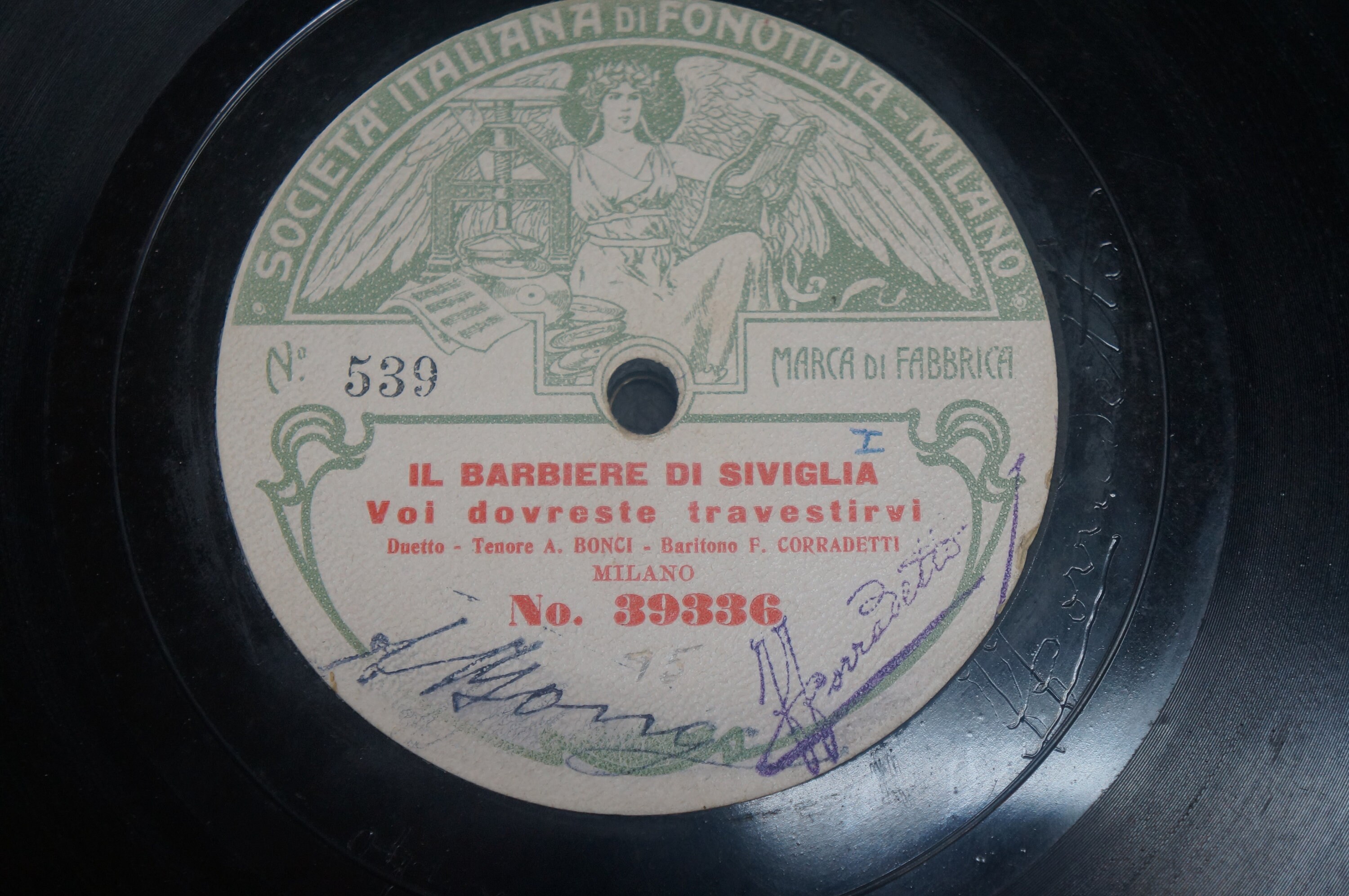 5 Phonotipia 78 Rpm Records Opera More Than 100 Years Old - Etsy