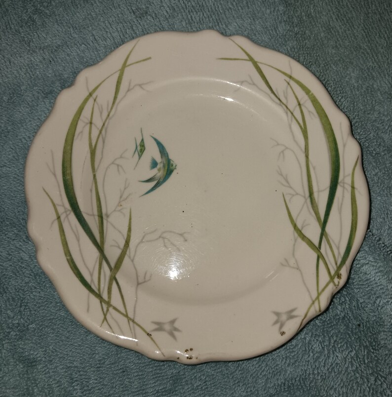 Restaurant Ware Fish Angelfish Plate Mayer China Bread and - Etsy