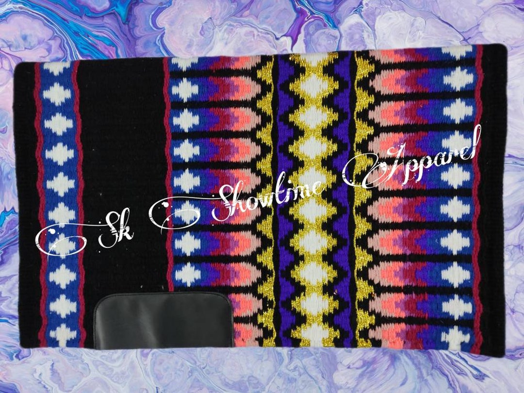 Western Saddle Pad, Horse Riding Blanket, Horse Show Saddle Pad ...
