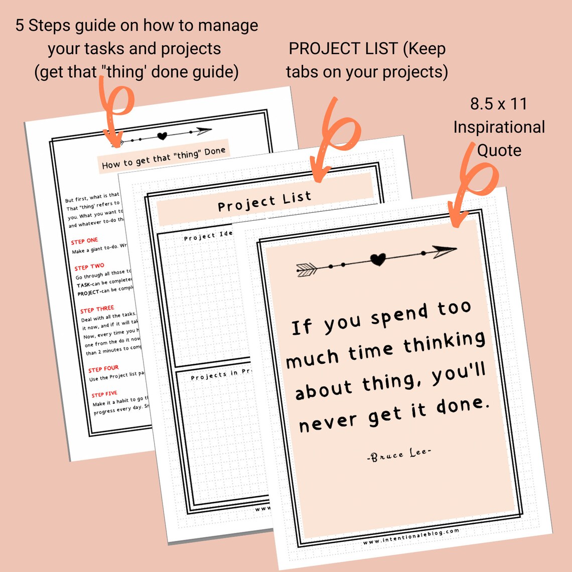 Printable To-do List, Printable Task/project Manager. Get Things Done ...