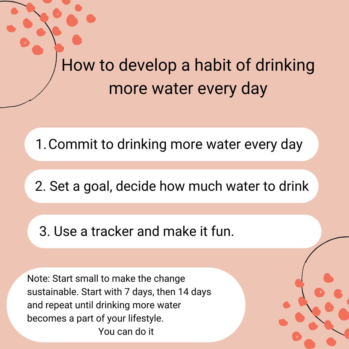 Printable Water Trackers, Water Intake Trackers, 7-day Challenge ...