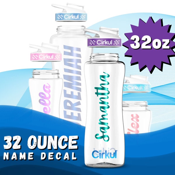 Cirkul Water Bottle Decals - Etsy