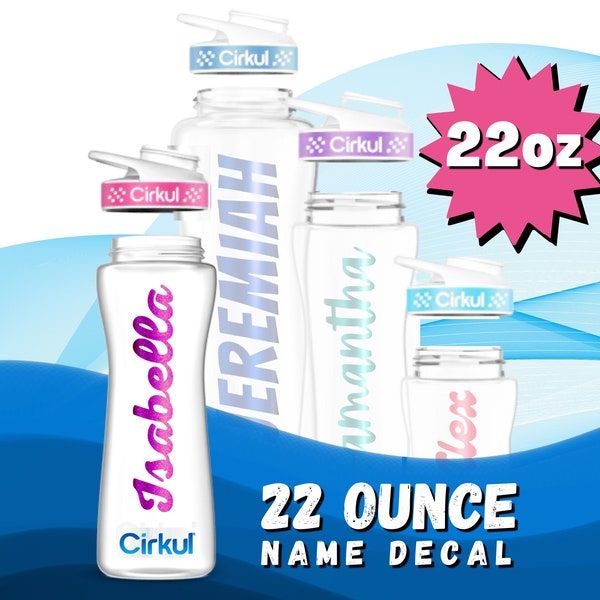 Cirkul Water Bottle Decals - Etsy