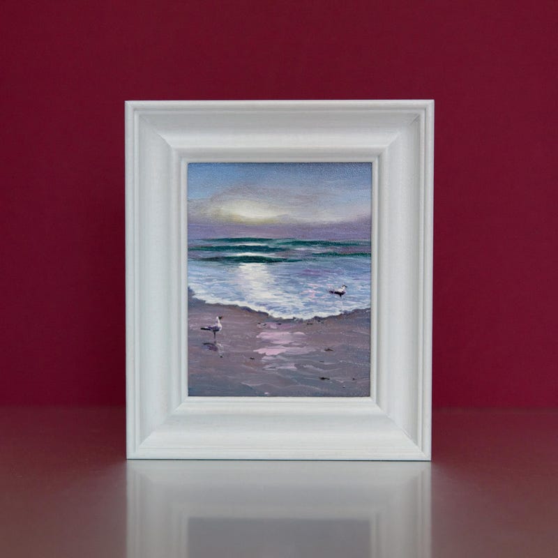 Painting of Norfolk Beach - Etsy