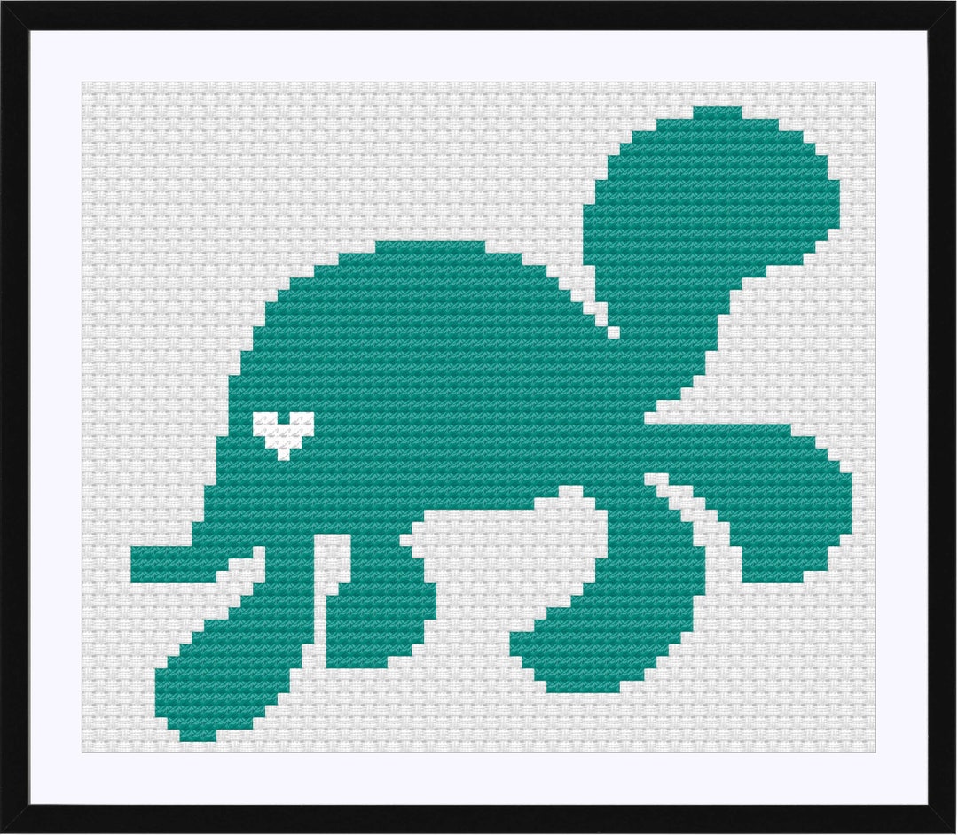 Sea Turtle, Simple Pattern, Cross Stitch Pattern, Cross Stitch - Etsy