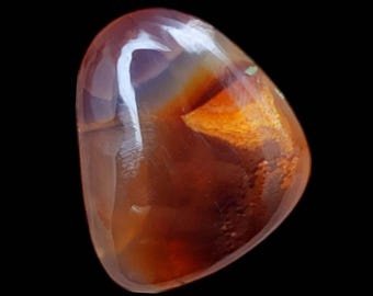 5 Carat of Natural Mexican Fire Agate Loose Gemstone for Jewelry Making ...