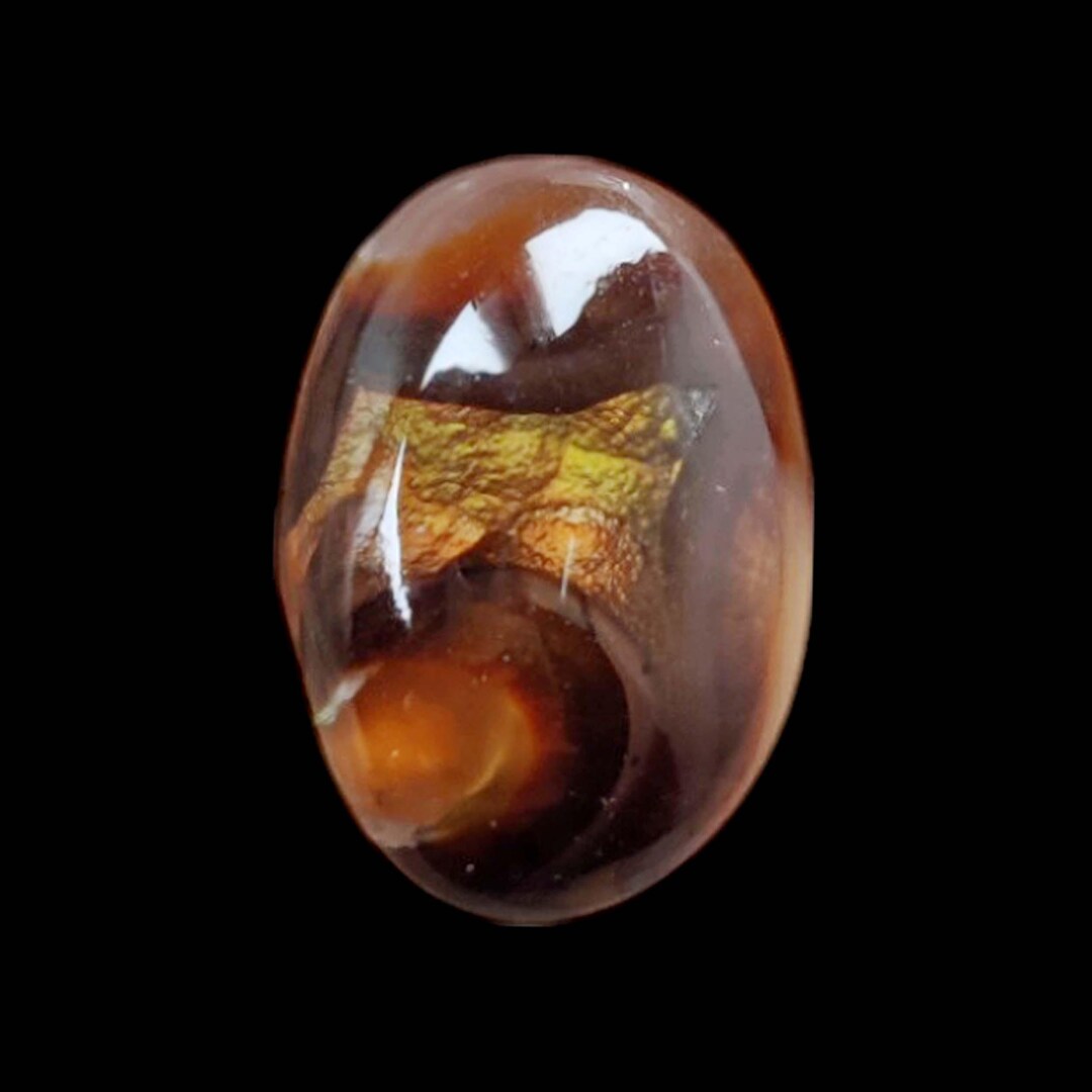 1.7 Carat of Natural Mexican Fire Agate Loose Gemstone for Jewelry ...