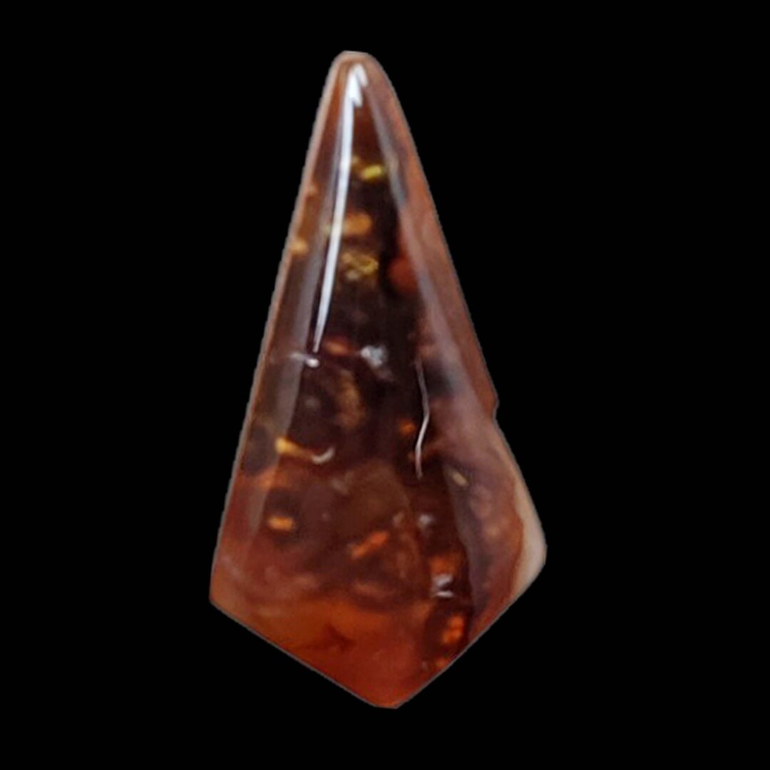 3 Carat of Natural Mexican Fire Agate Loose Gemstone for Jewelry Making ...