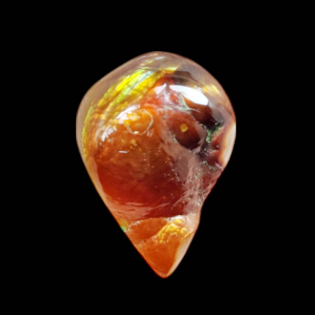 4.4 Carat of Natural Mexican Fire Agate Loose Gemstone for Jewelry ...