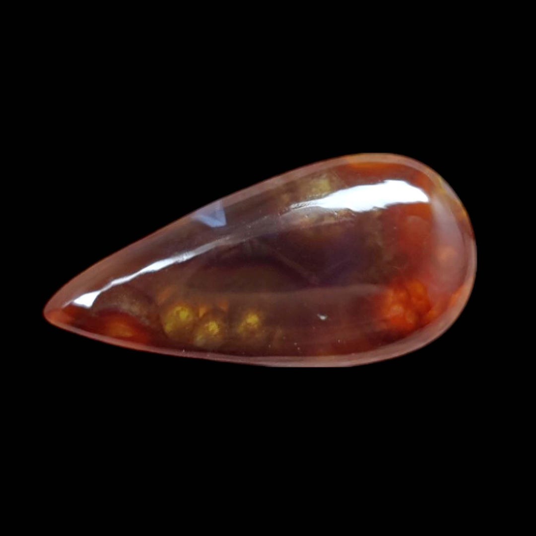 3.7 Carat of Natural Mexican Fire Agate Loose Gemstone for Jewelry ...
