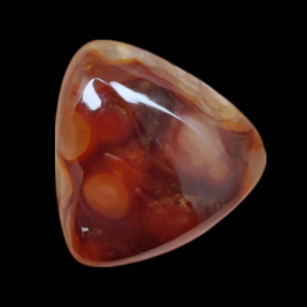 4.8 Carat of Natural Mexican Fire Agate Loose Gemstone for Jewelry ...